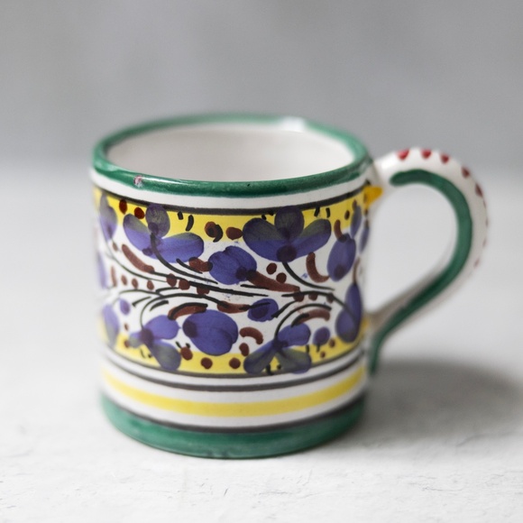 Deruta | Dining | Deruta Italy Hand Painted Italian Pottery Coffee ...
